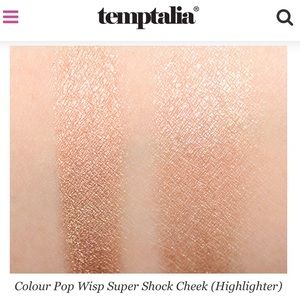 Colourpop | Makeup | Colourpop Wisp Super Shock Highlighter | Poshmark